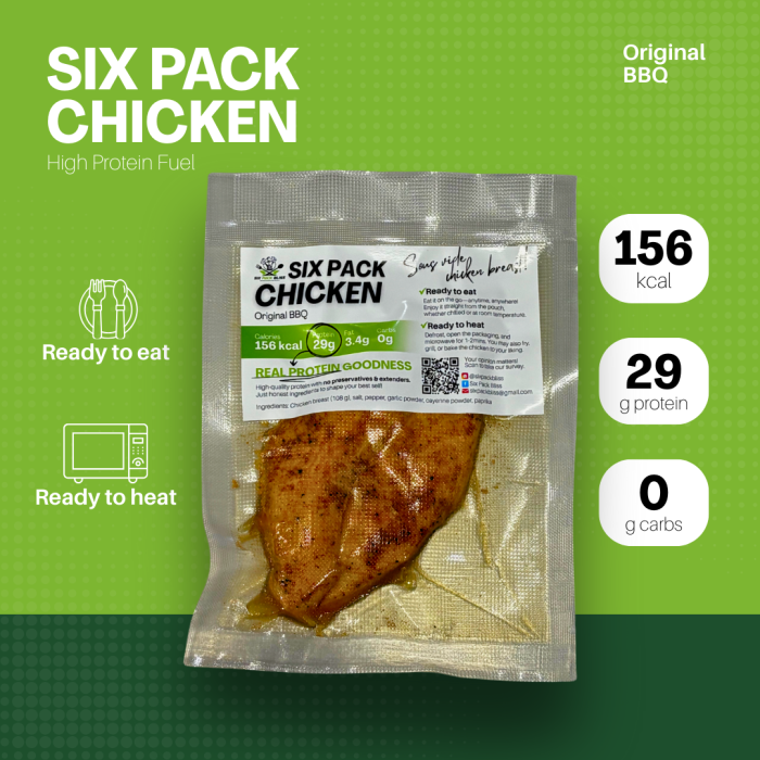 Six Pack Chicken- Original BBQ - Six Pack Bliss